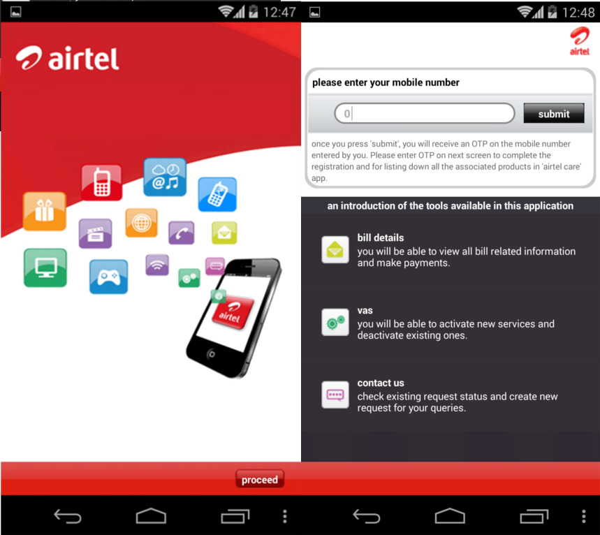 Airtel app