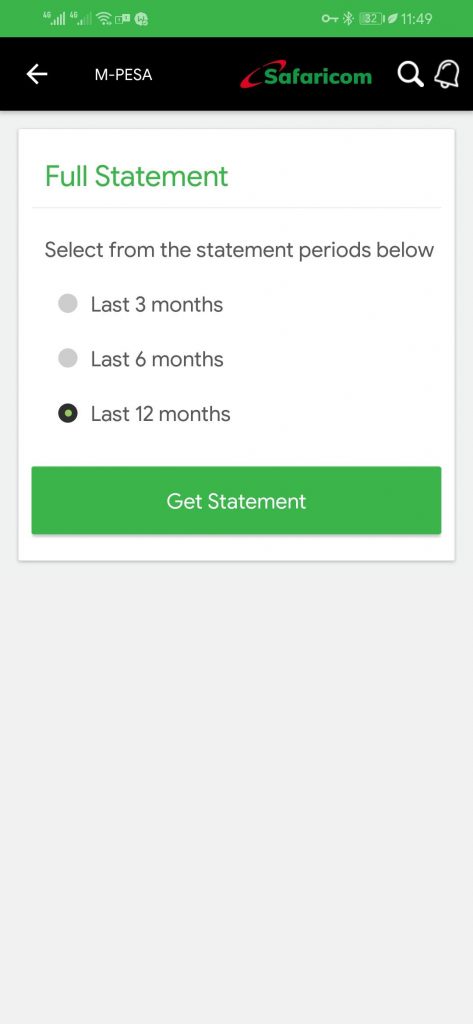 How to get your Safaricom M-PESA account statement - Dignited