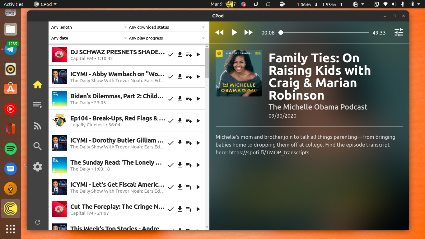3 Best Podcast App for Ubuntu Linux in 2021 - Dignited