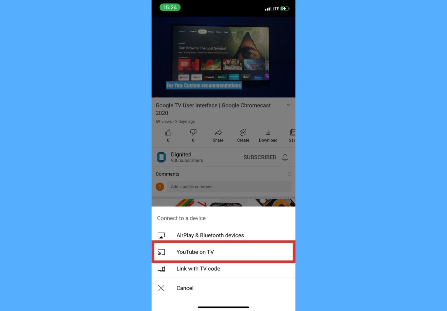 How to Link YouTube Mobile to Smart TV (With TV Code) - Dignited