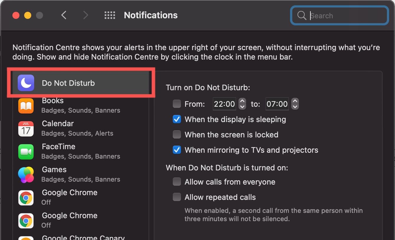 How to Set Up and Use Do Not Disturb On Mac - Dignited