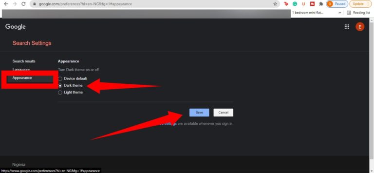 How to Enable Dark Mode on Google Search Desktop - Dignited