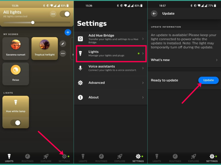 How to update Philips hue bulb without bridge - Dignited