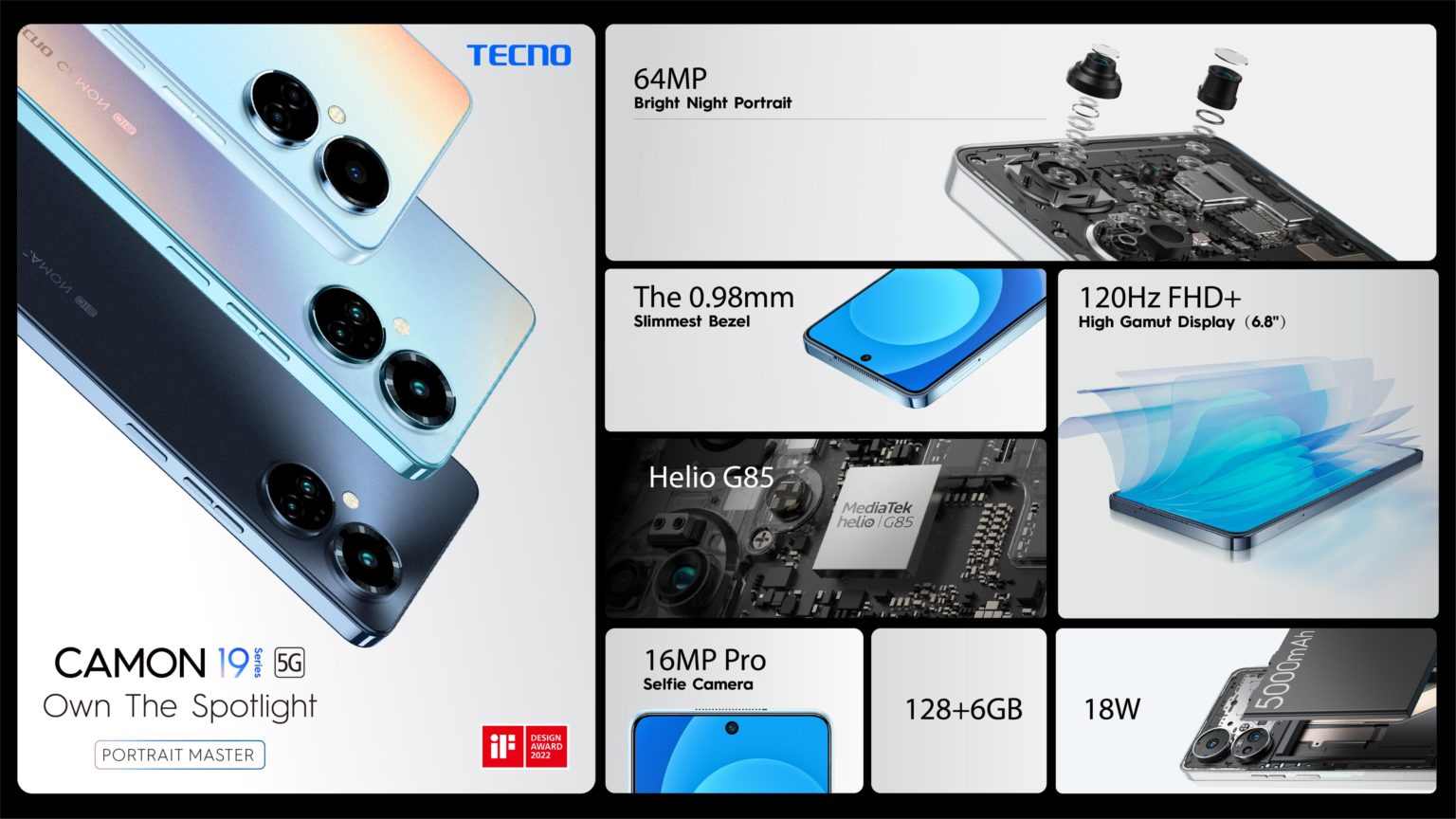 TECNO Camon 19 in Kenya: Here's Specs, Pricing and Availability