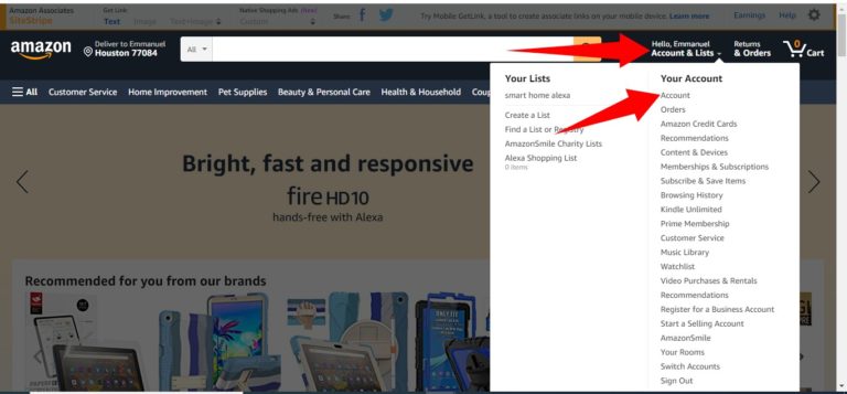 How to Change Your Amazon Account Password - Dignited