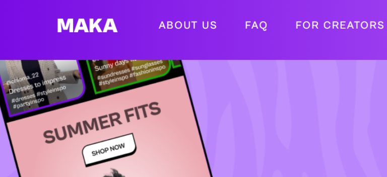 MAKA: A Fashion Brand Revolutionizing Online Shopping with Live Shows