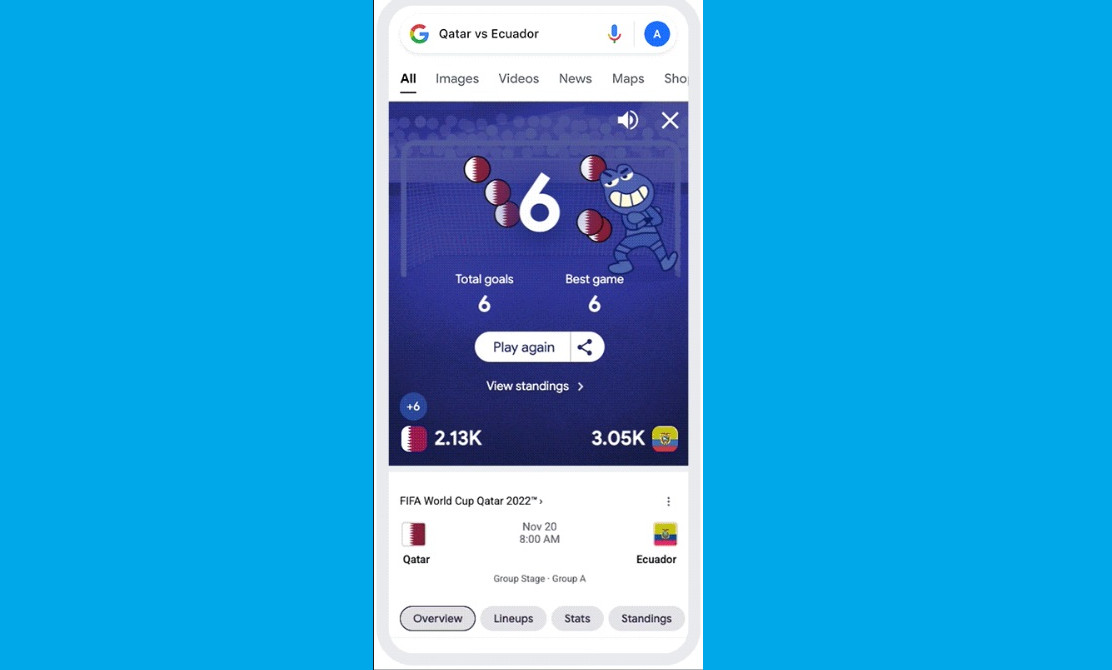 Google Will Show You Close-By Places Airing the 2022 World Cup Games ...