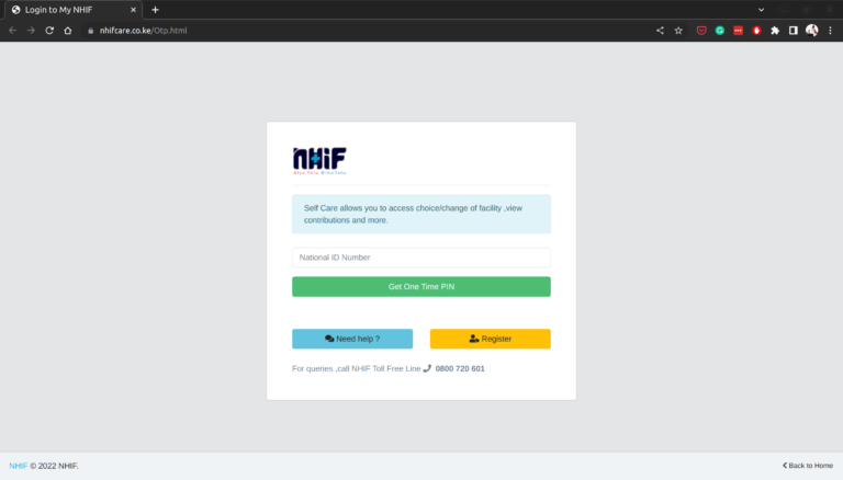 How To Check Your Nhif Status Online Dignited