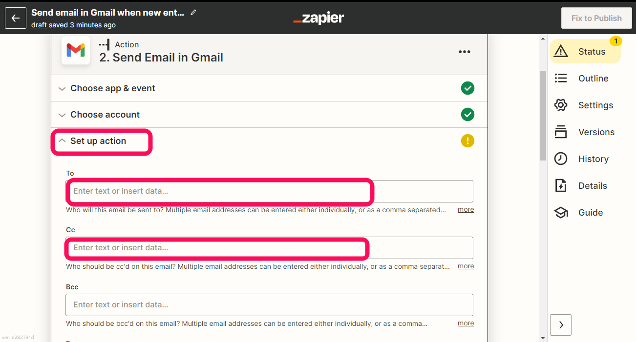 How to Connect Typeform With Gmail using Zapier - Dignited