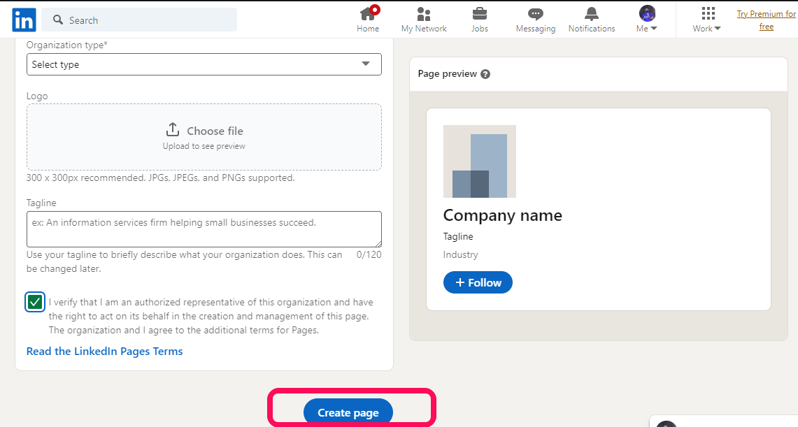 How to Create a Company or Business Page on LinkedIn - Dignited
